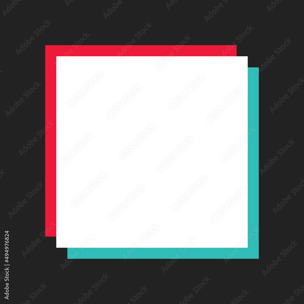 3D Box, Red Blue Box, Box Template, 3D Gaming Frame, 3D Frame, Colorful ...