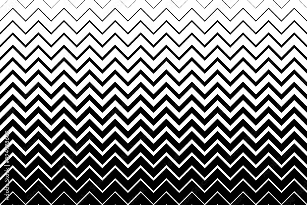 Thick Black And White Chevron Background