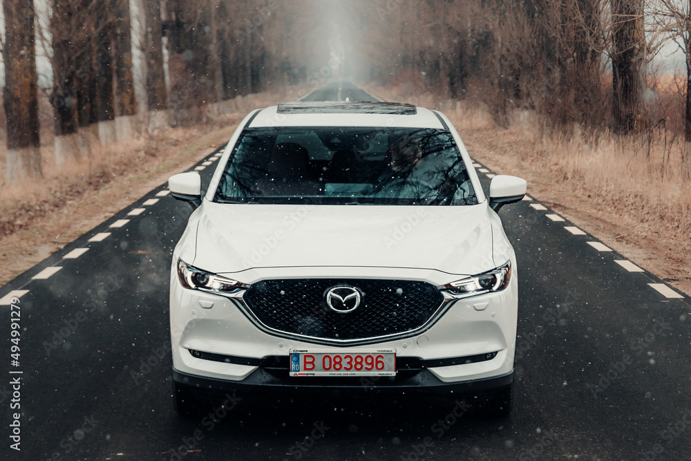 Mazda CX-5 100th Anniversary front view, grille, headlights and wheel ...