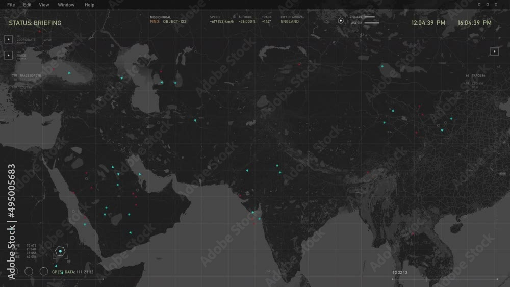 International Flight Detection System Tracks A Plane On A Global ...
