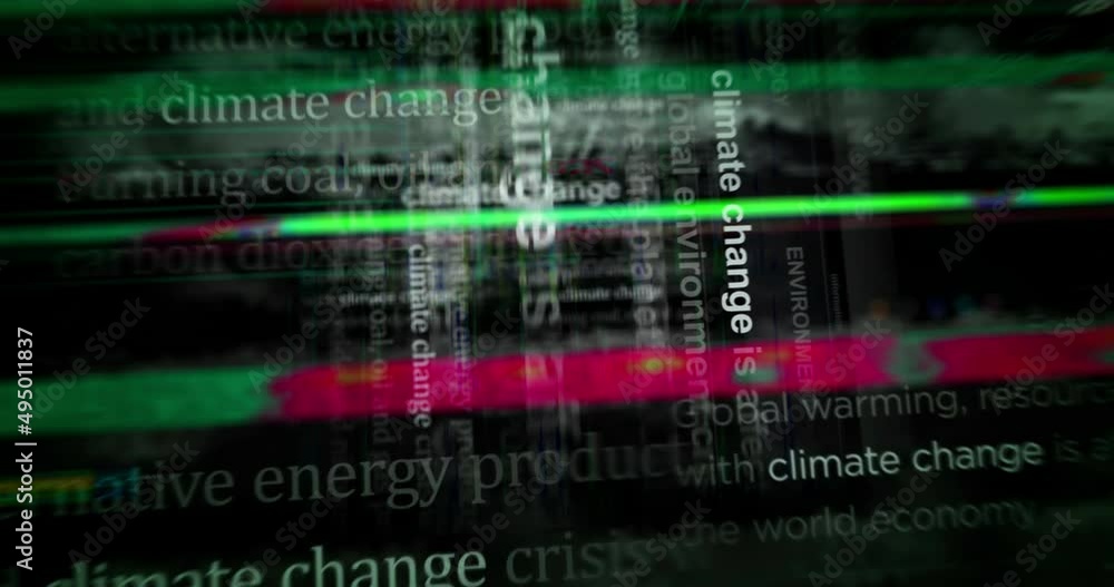 Vidéo Stock Headline news titles across international media with ...