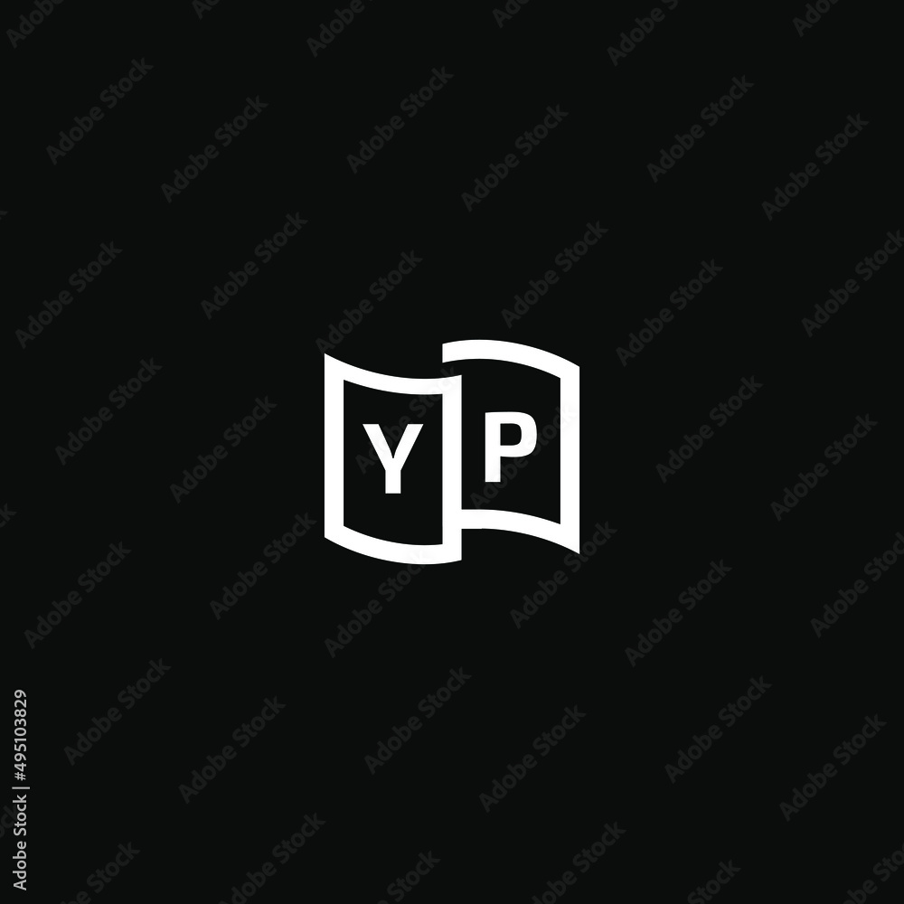 YP letter design for logo and icon.YP monogram logo.vector illustration ...