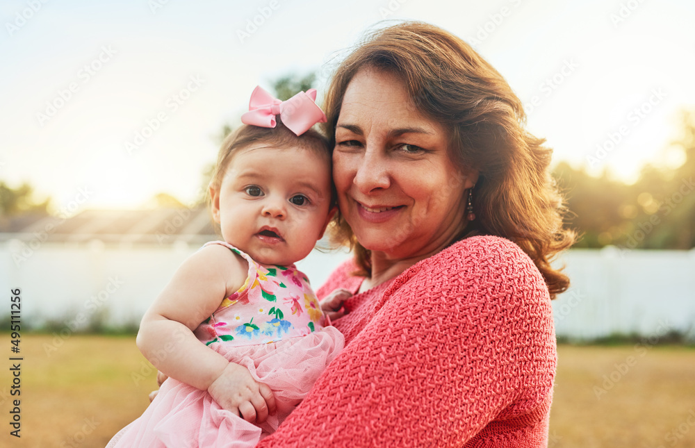 Being a grandmother has brought me so much joy. Portrait of a ...