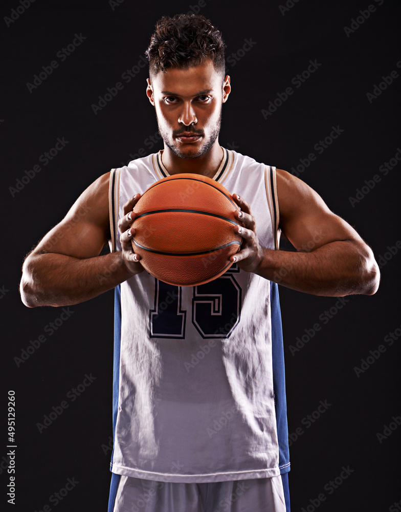 Tall Basketball Players Shooting