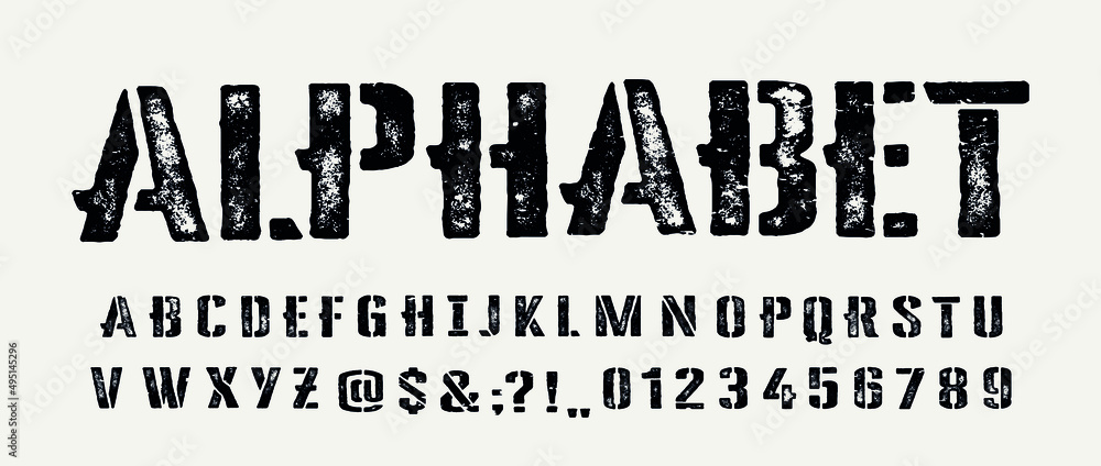 Hand drawn display typeface on light background for projects,logotypes ...