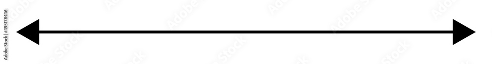 Left and right arrow, pointer, cursor in opposite direction ...