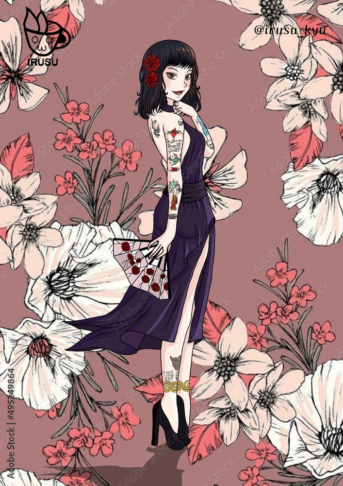 Mon Laferte Fan art on anime Style Fan art de Mon Laferte en estilo ...
