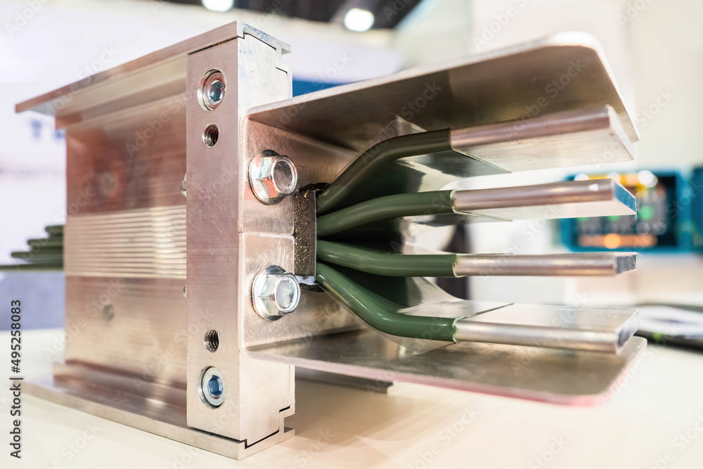 High voltage. Contact for high voltage. Electrical installation ...