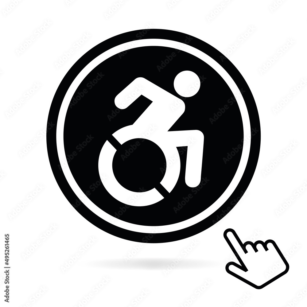 Logo handicap. Stock Vector | Adobe Stock