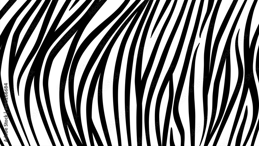 White Tiger stripes pattern Free Vector Stock Vector | Adobe Stock