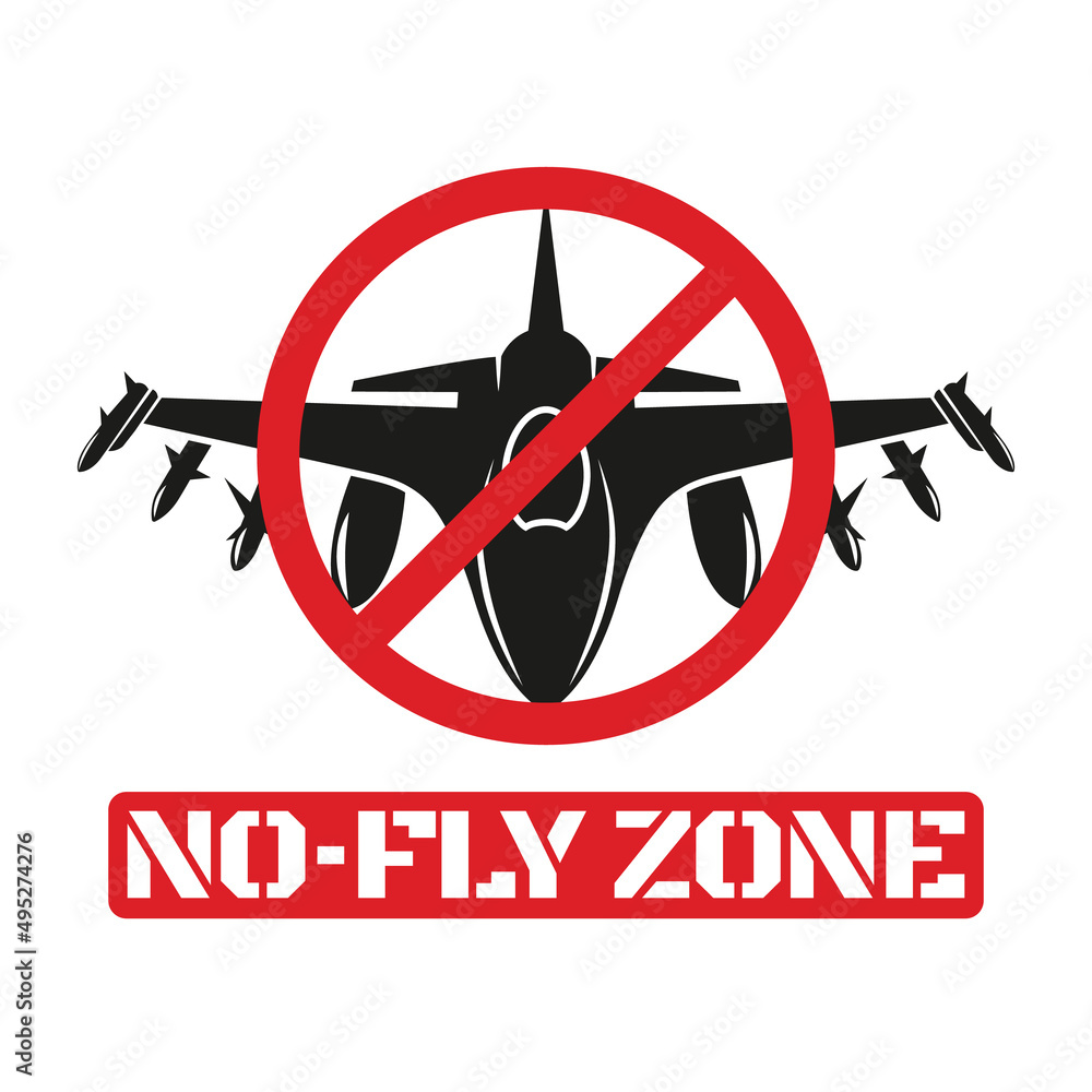 No-fly zone sign. Warning sign. Vector illustration design. Stock ...
