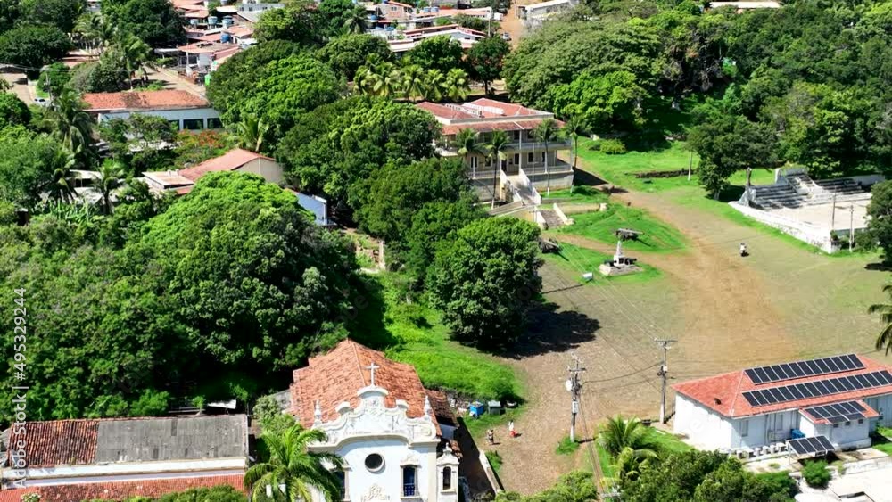 Cityscape of archipelago of Fernando de Noronha at brazilian atlantic ...