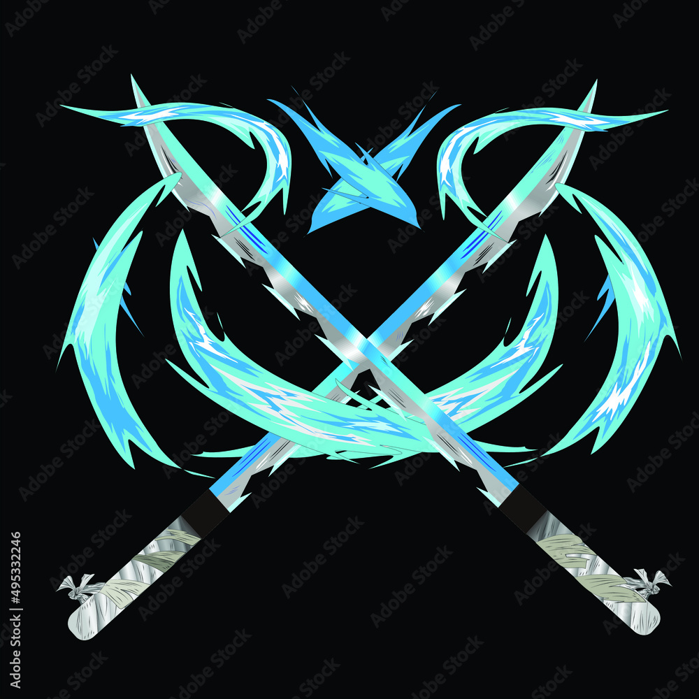 Anime Demon Sword Designs
