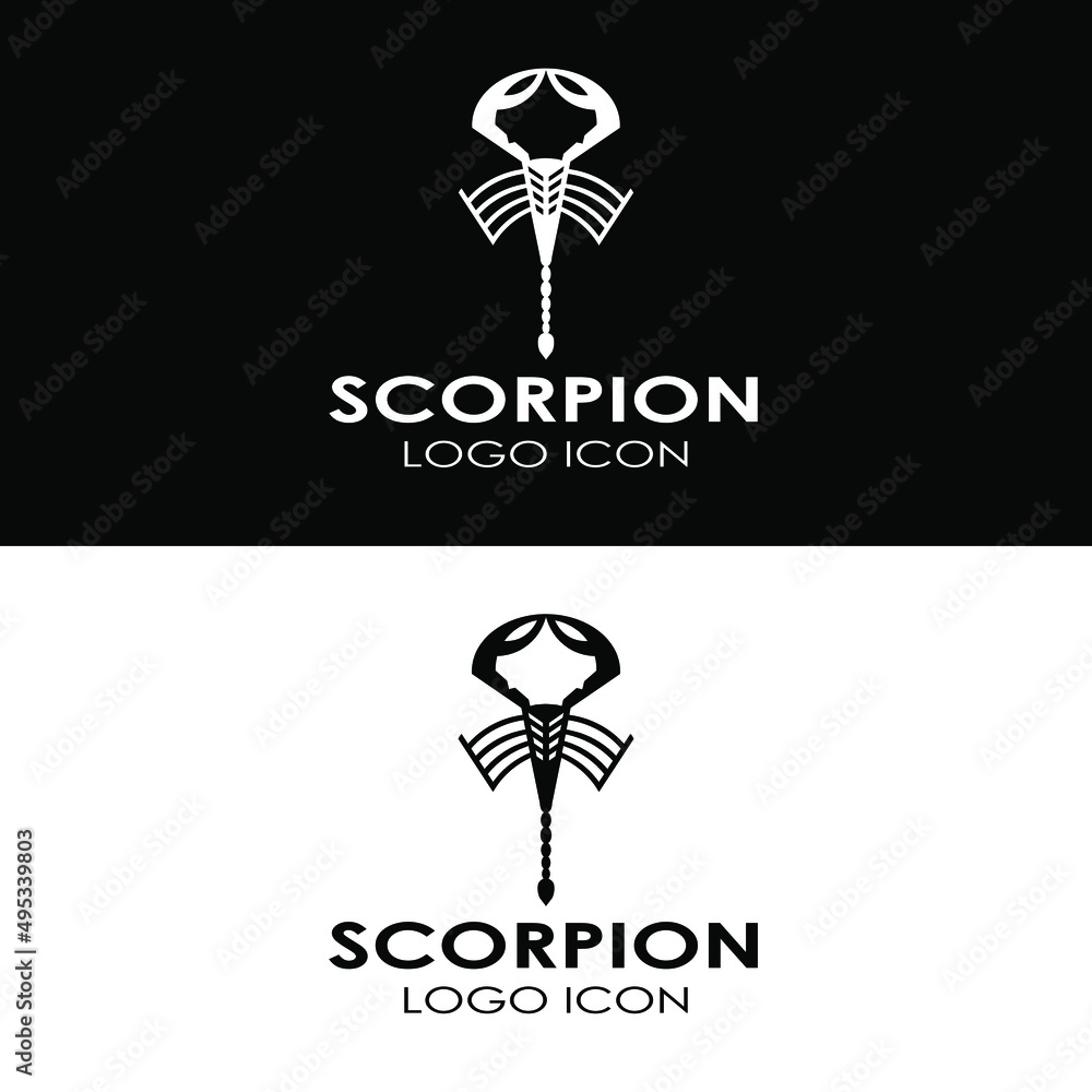 Scorpion tattoo with claw silhouette for Scorpio signs zodiac horoscope ...