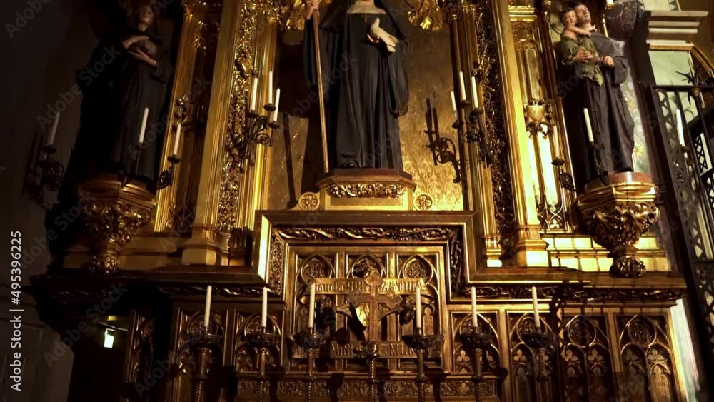 Monastery of Montserrat. Basilica of the Virgin Mary of Montserrat ...