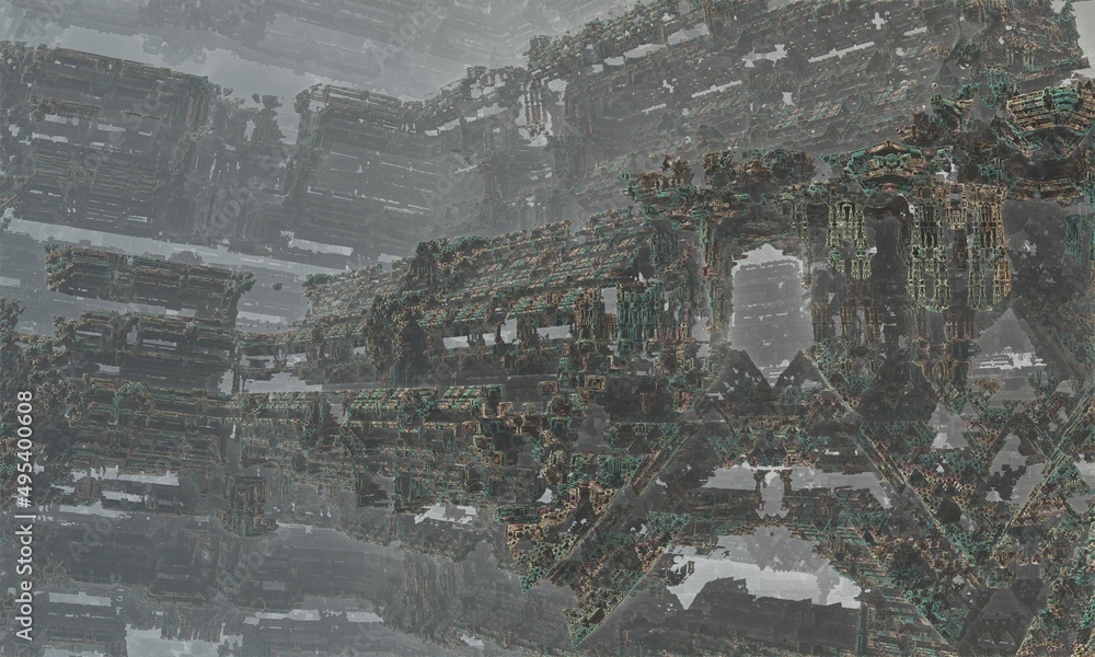 Epic fictional structures of nonexistent world in dramatic cinematic ...