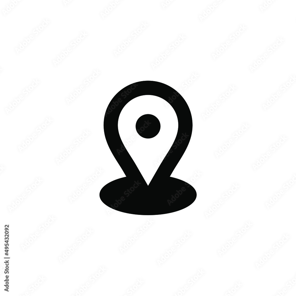 Location icon vector illustration, suitable for symbols, maps, logos ...