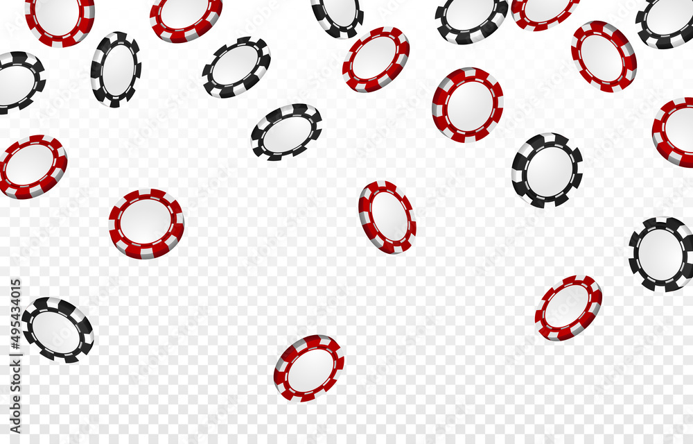 Vector casino chips fall from the sky. Chips PNG, casino. PNG black and ...