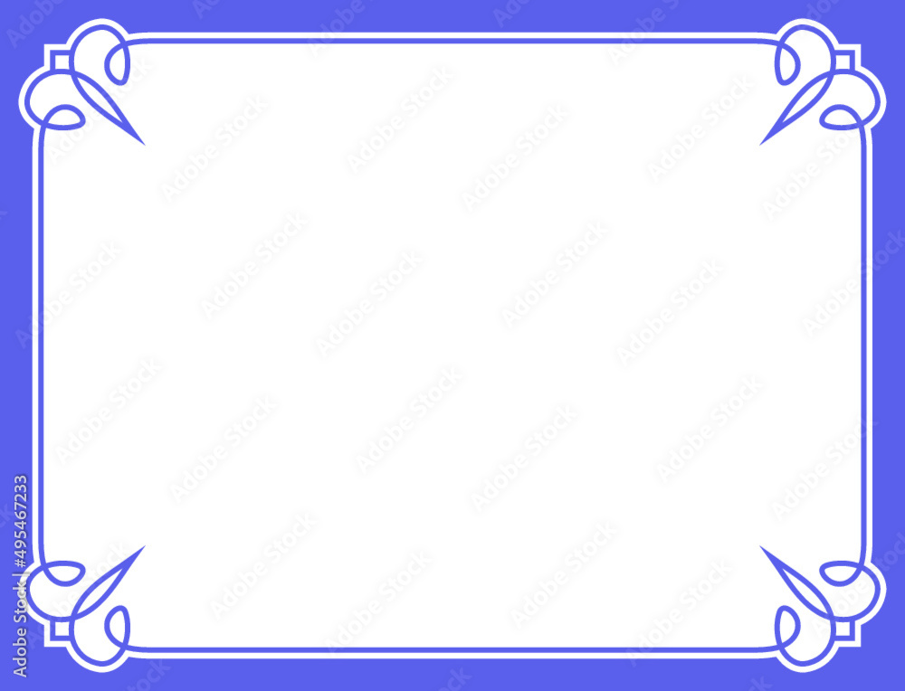 Violet vintage vector border frame design Stock Vector | Adobe Stock