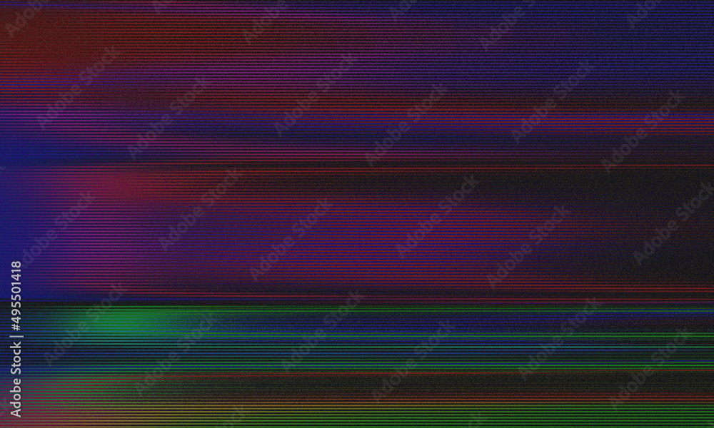 Abstract old technology concept, glitch art scanline background. Ideal ...