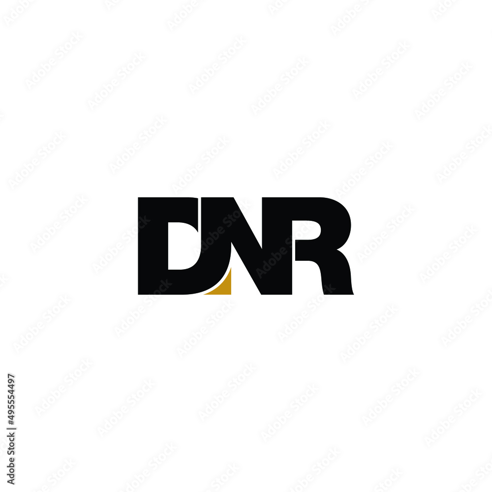 DNR letter monogram logo design vector Stock Vector | Adobe Stock