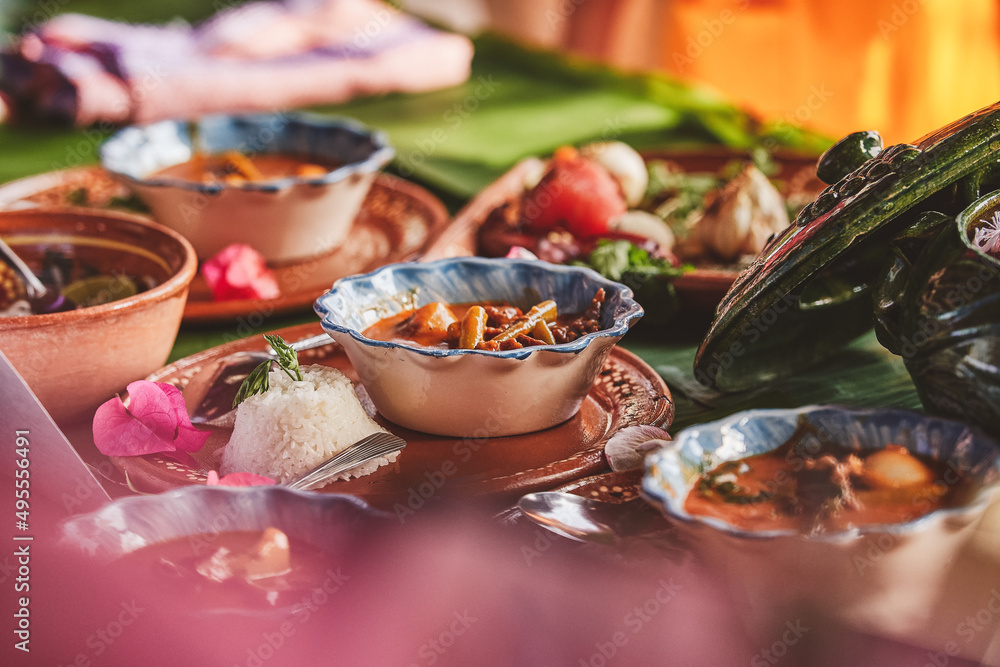 Mole Amarillo de Retazo Oreado, traditional Oaxacan food. Homestyle ...