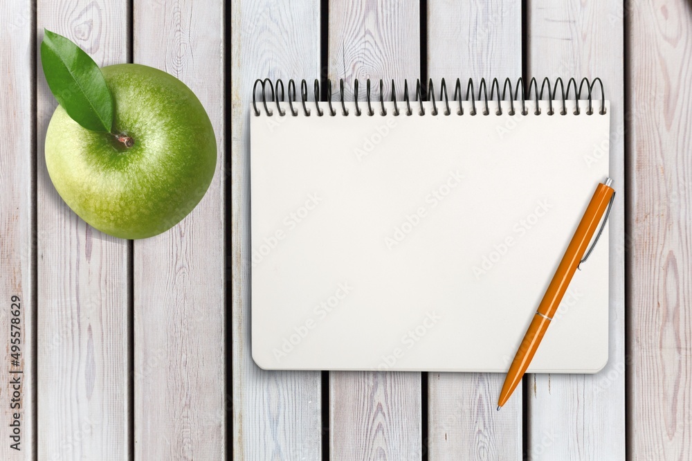 Notepad dense for foods infographics - handwriting and sketch. Healthy ...