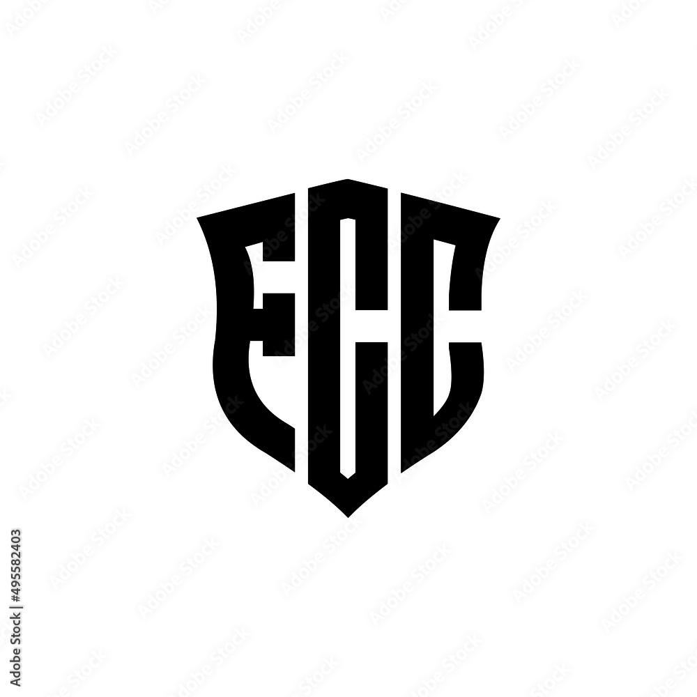 FCC letter logo design with white background in illustrator, vector ...