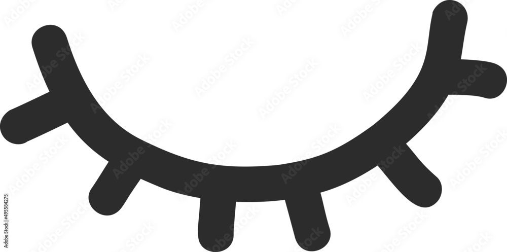 Cartoon vector eye object, doodle illustration for decor Stock Vector ...