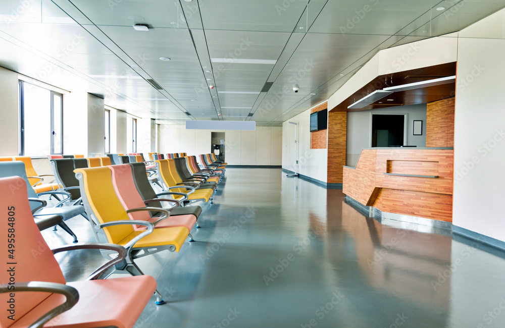 Modern Hospital Waiting Room