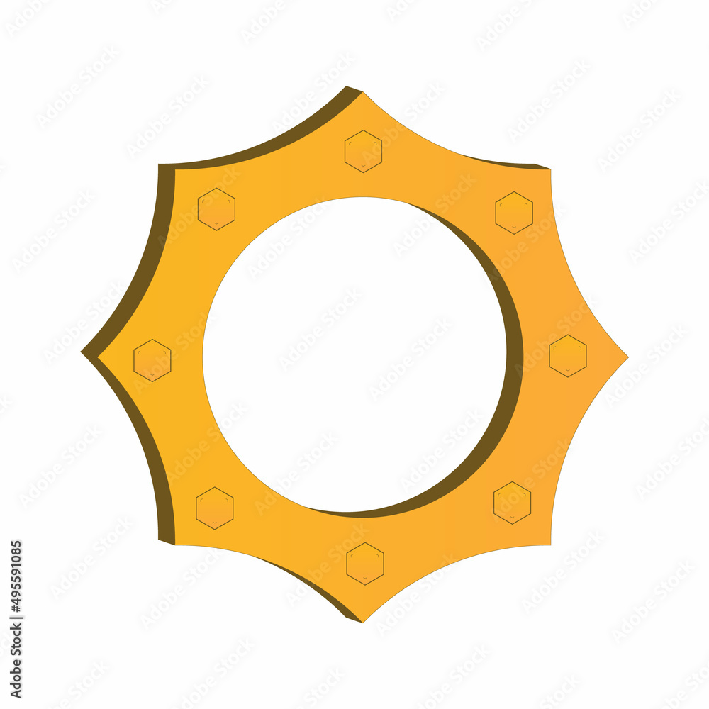 Realistic Detailed 3d Steel or Brass Heads Screws Top View. Vector ...