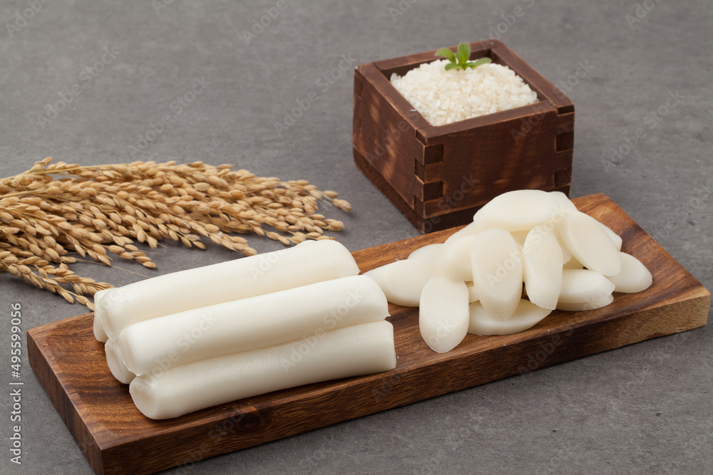 Garae rice cake, white rice cake, rice, holidays, Lunar New Year's Day ...