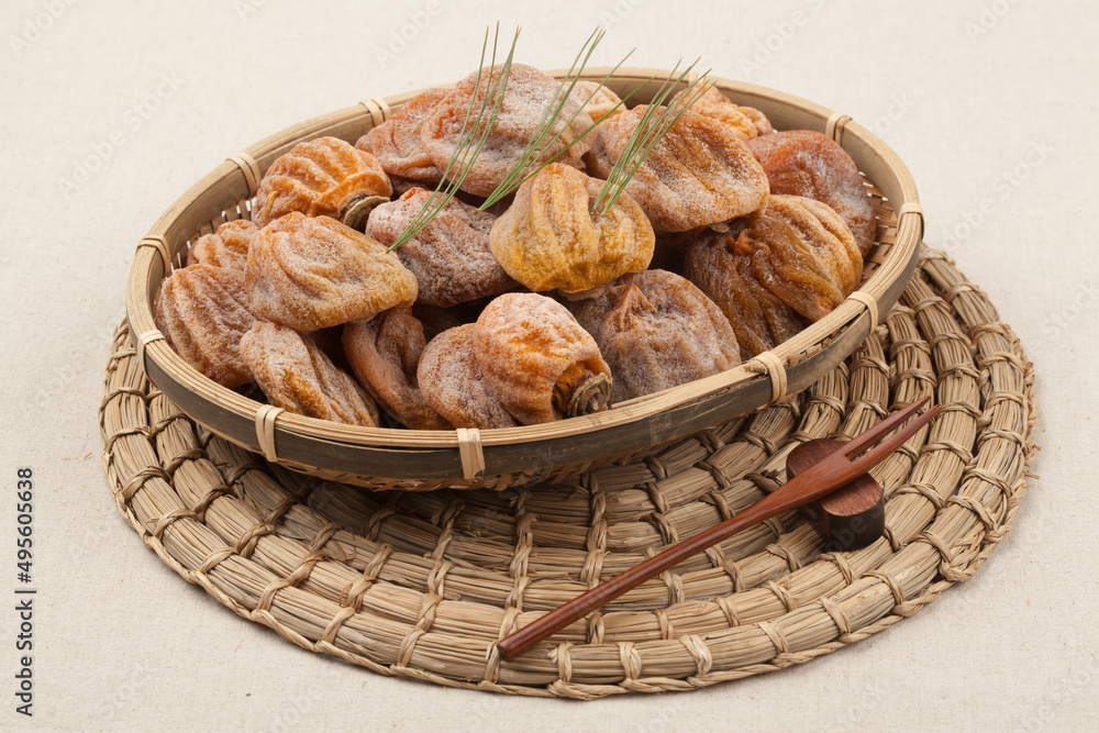 Dried persimmons, persimmons, half dried persimmons, dried persimmons ...