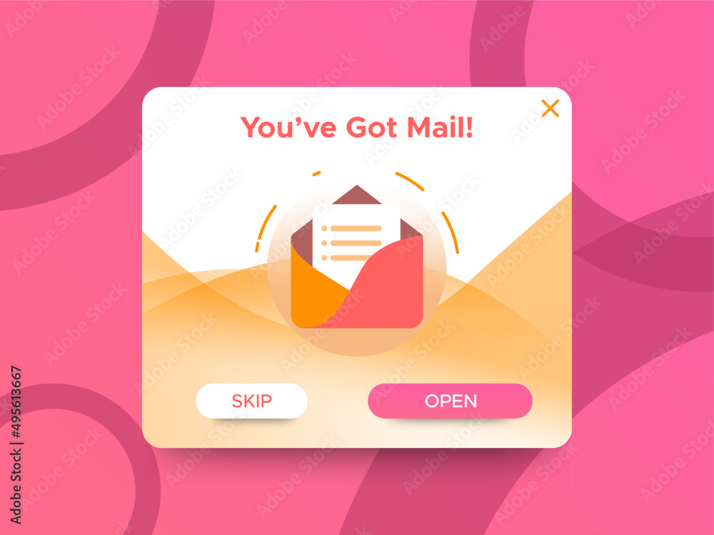 Modern newsletter pop up banner design, themes and template ...