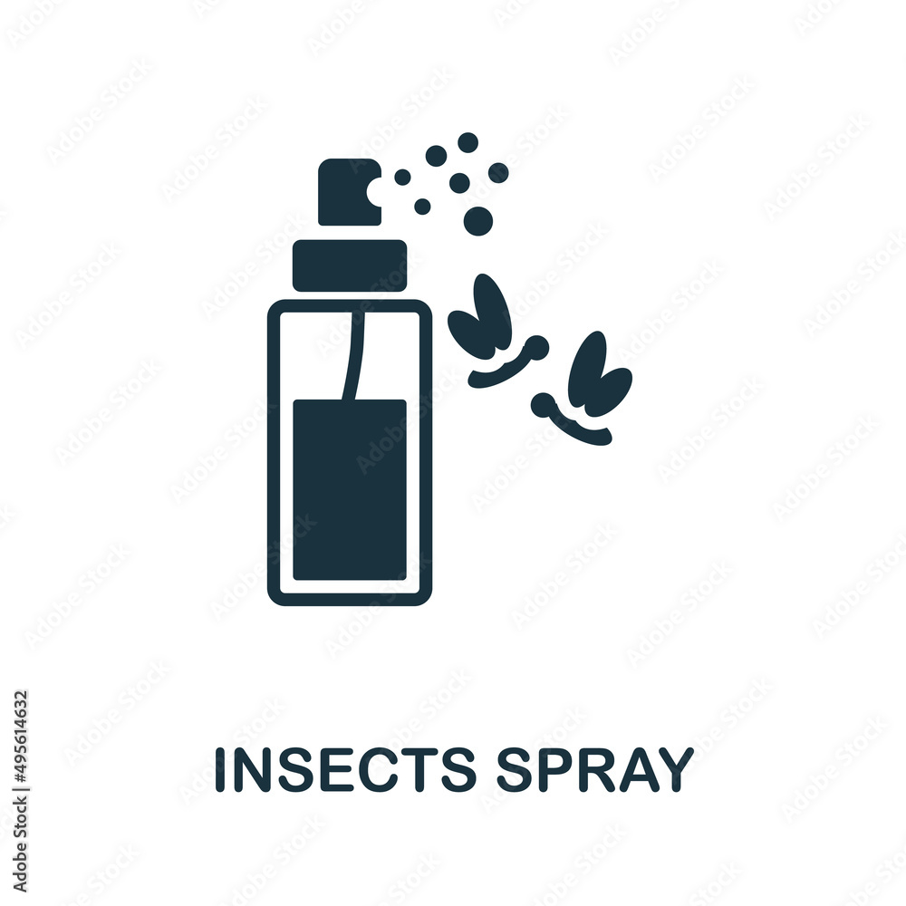 Insects Spray icon. Monochrome simple Insects Spray icon for templates ...
