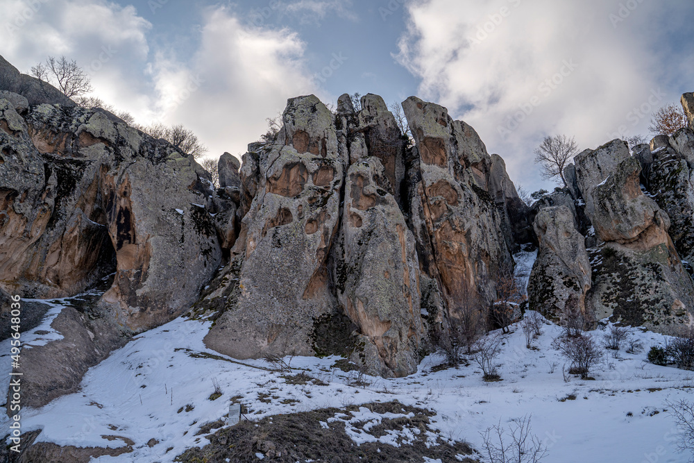 Midas Monument of Phrygian King Yazılıkaya which is located in the ...