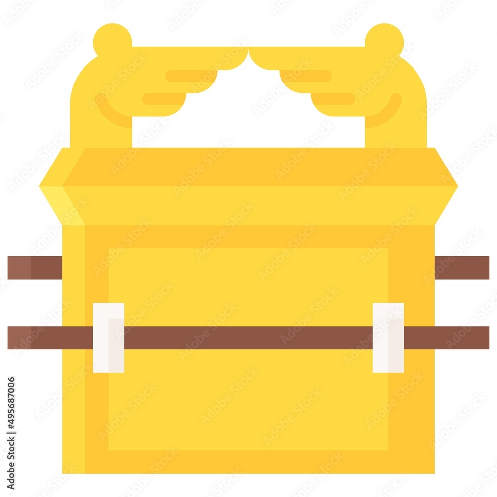 Ark of the Covenant icon, Holy week related vector illustration Stock ...