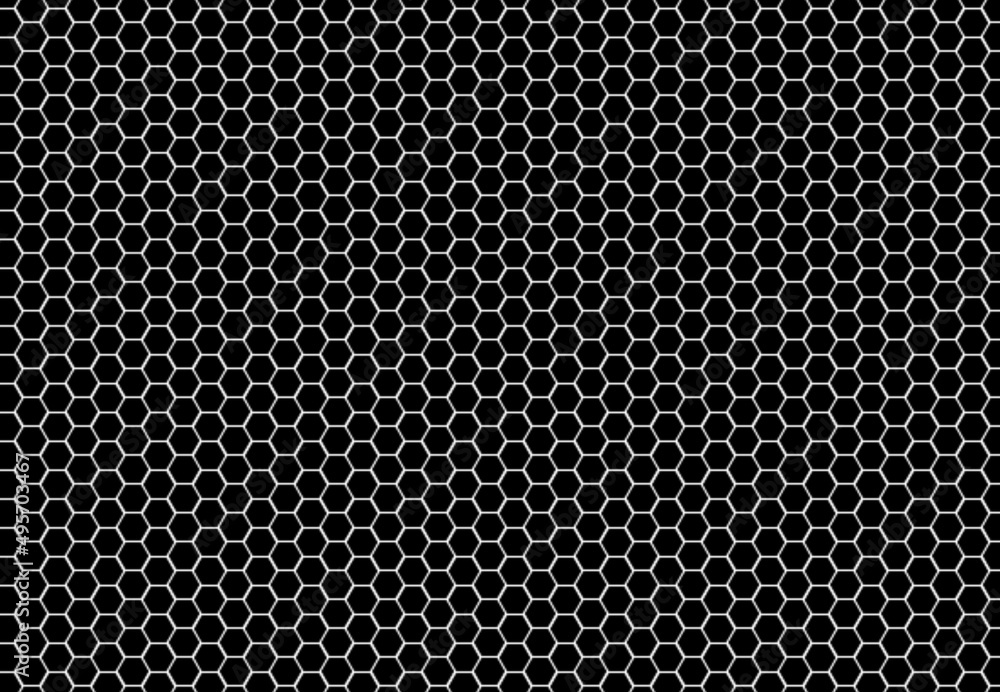Abstract black honeycomb textured background Stock Photo | Adobe Stock