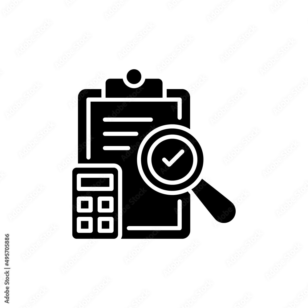 Bank Reconciliation icon in vector. logotype Stock Vector | Adobe Stock