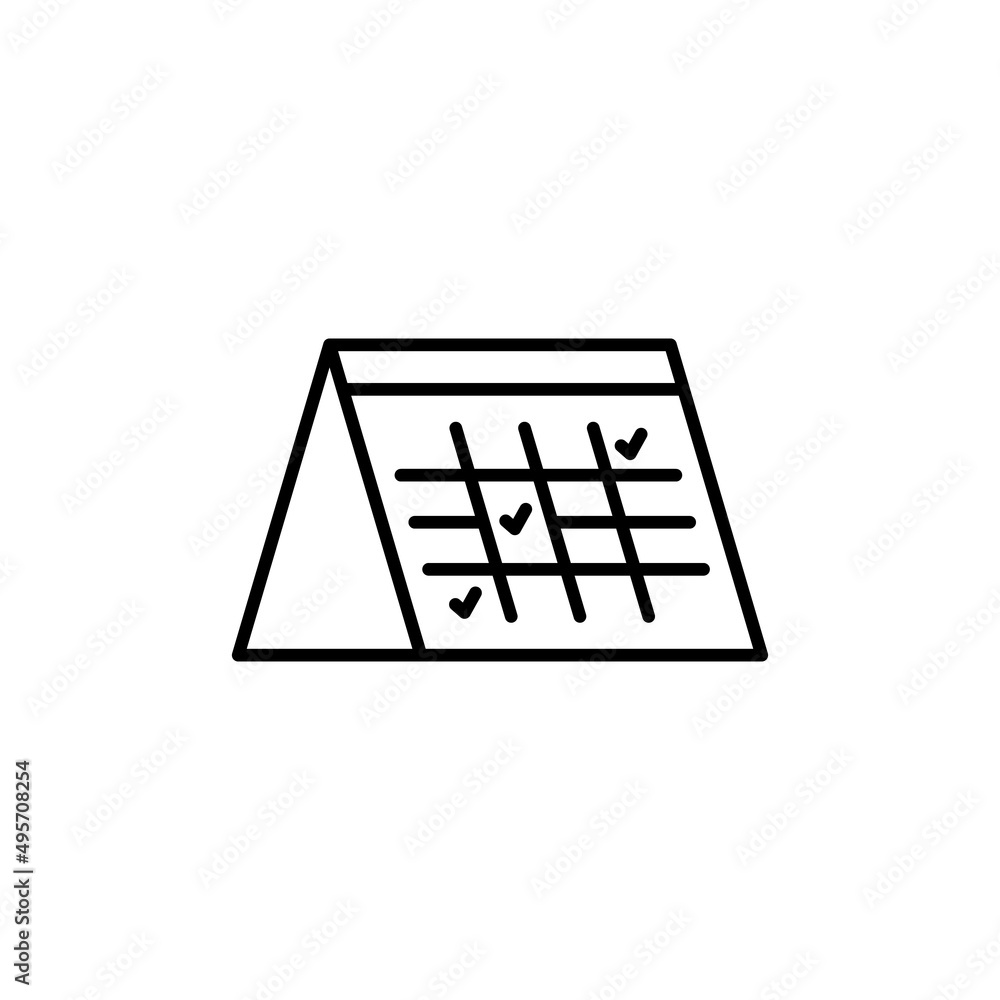 Content Calendar icon in vector. logotype Stock Vector | Adobe Stock