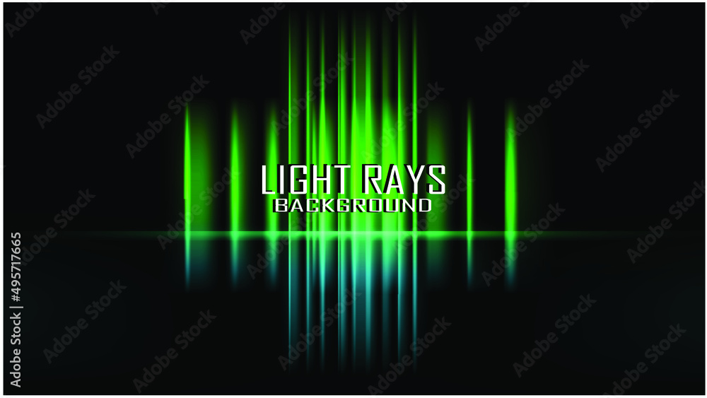 Light Rays Background Stock Vector | Adobe Stock