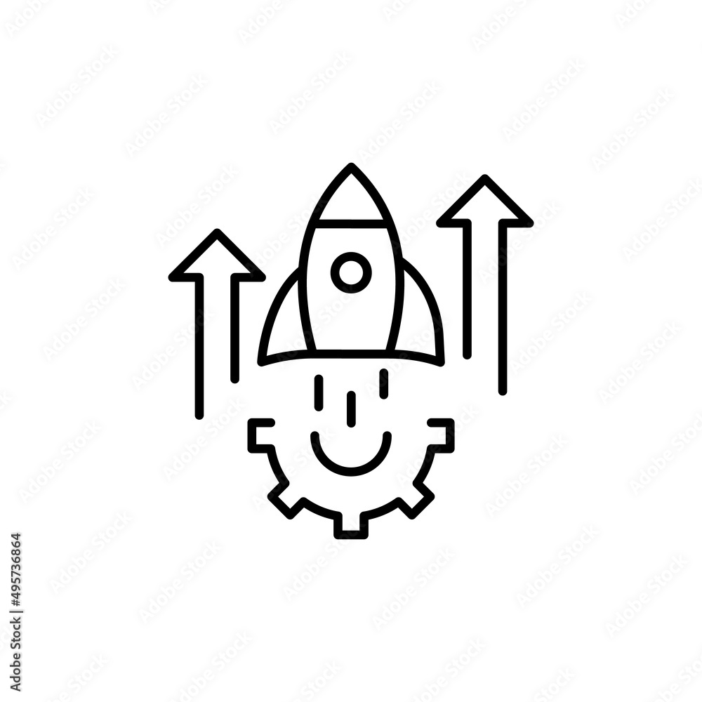 Fast Launch icon in vector. logotype Stock Vector | Adobe Stock