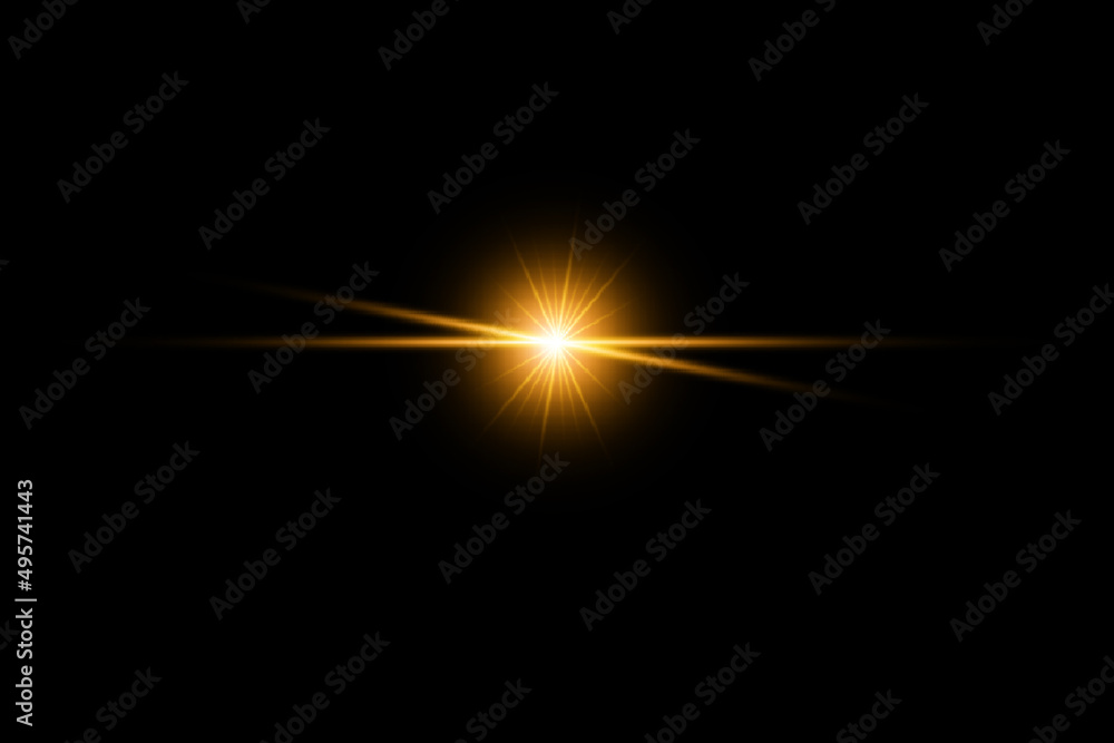 lens flares for photography and anamorphic lens flare Stock ...