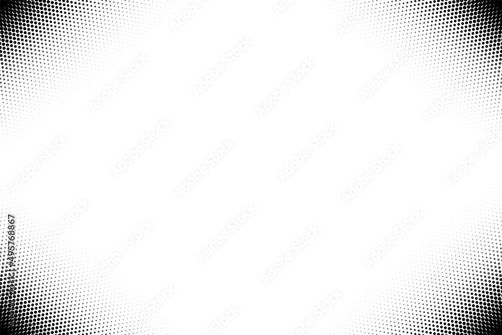 Halftone corner texture. Faded dot pattern for design prints. Bg ...