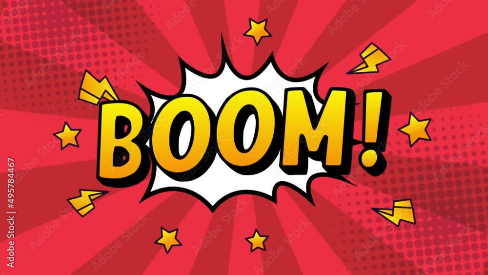 Cartoon Comic Bubbles animation - Popup Style Expressions with Smoke ...