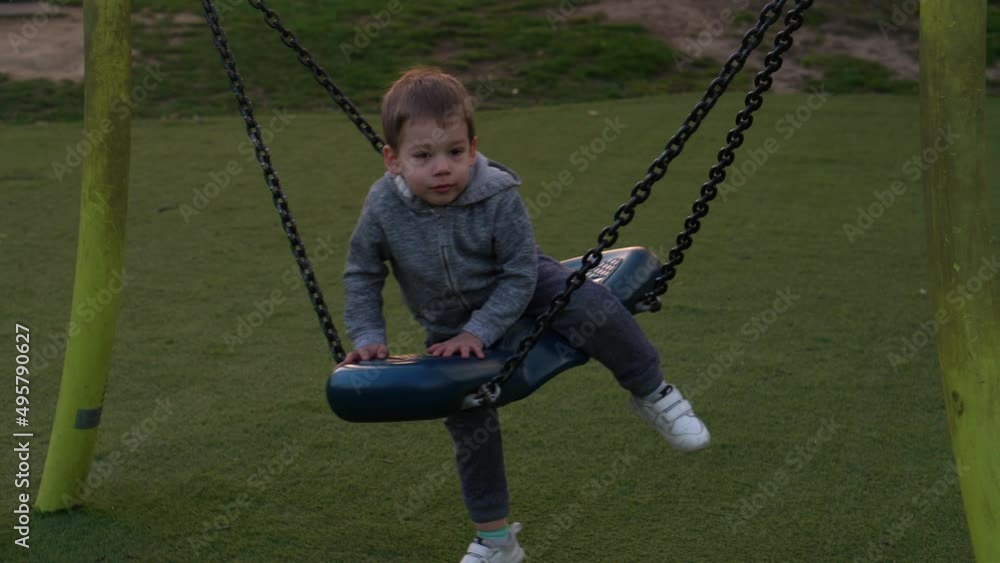Vídeo do Stock: Medium plan Portrait of cute little boy having fun ...