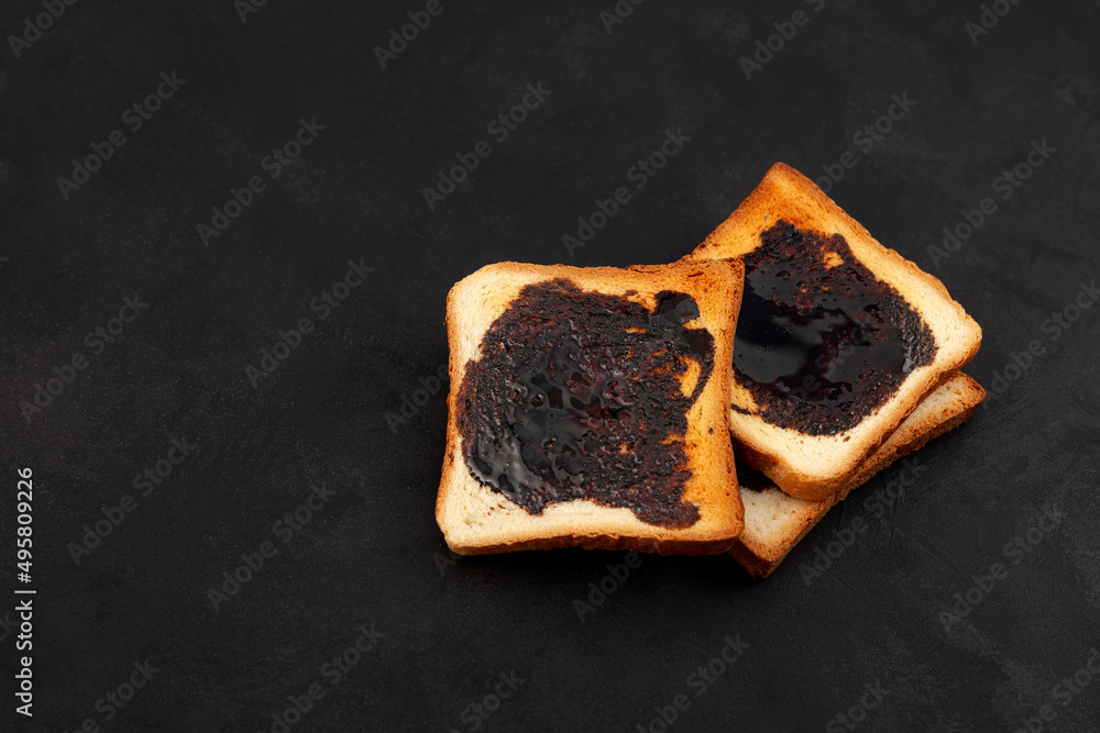 Aussie savory toasts for breakfast with vegemite (thick Australian ...