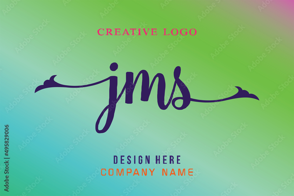 JMS lettering logo is simple, easy to understand and authoritative ...