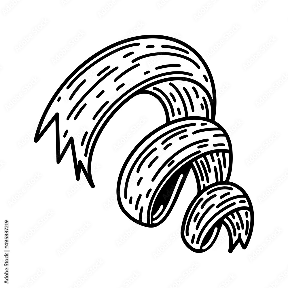 Shaving vector icon. Hand drawn illustration isolated on white ...