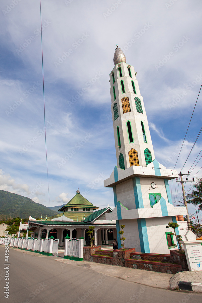 The Al Mujahidin Mosque became one of the landmarks and icons of Palu ...